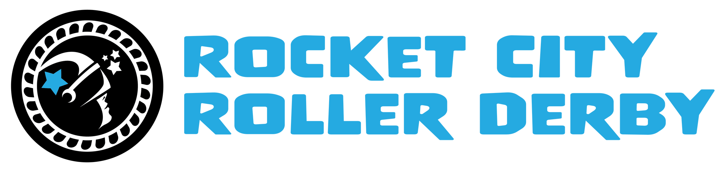 Rocket City Roller Derby logo
